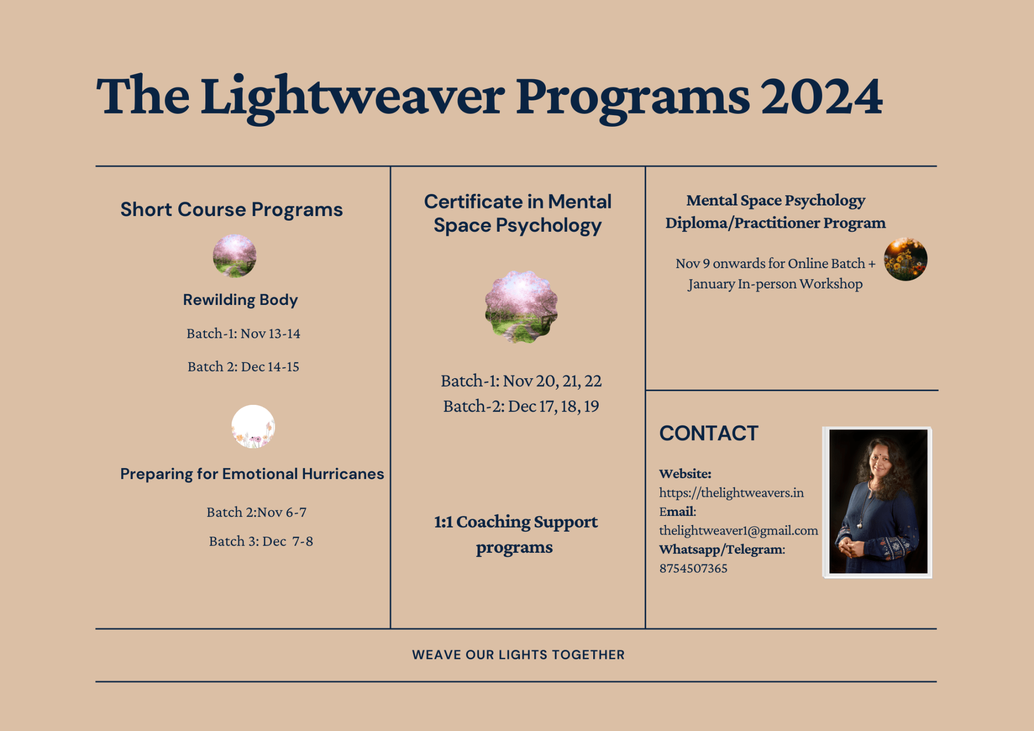 Schedule – The Lightweaver House